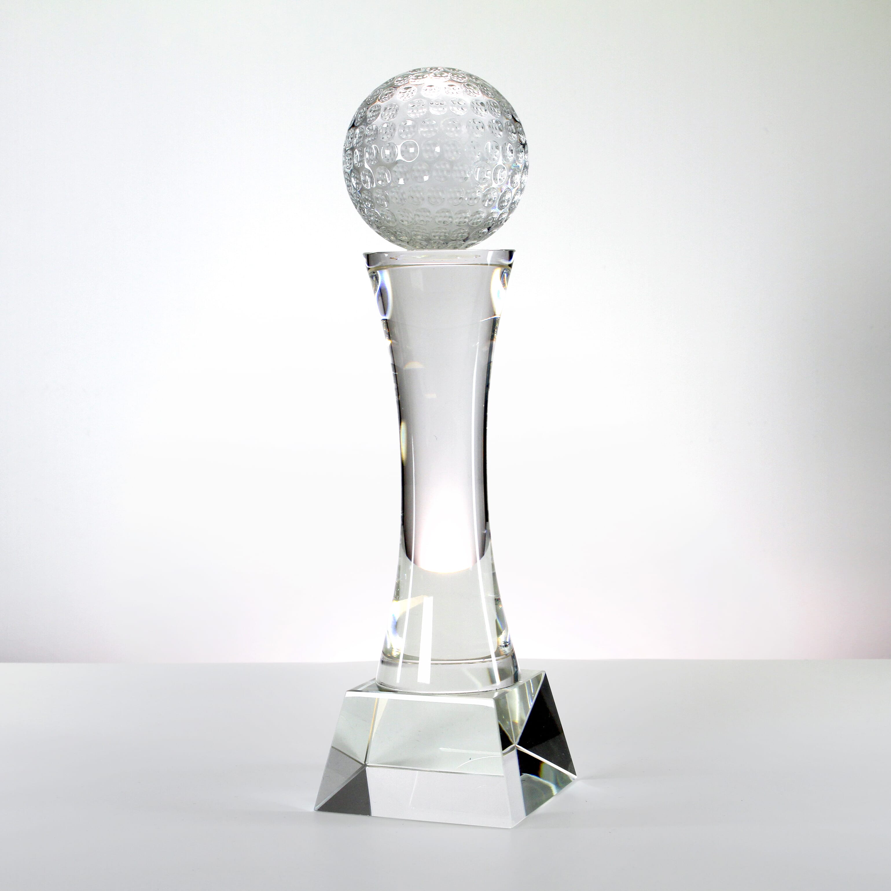 Quantum Golf Trophy Crystal Column - Custom Trophy