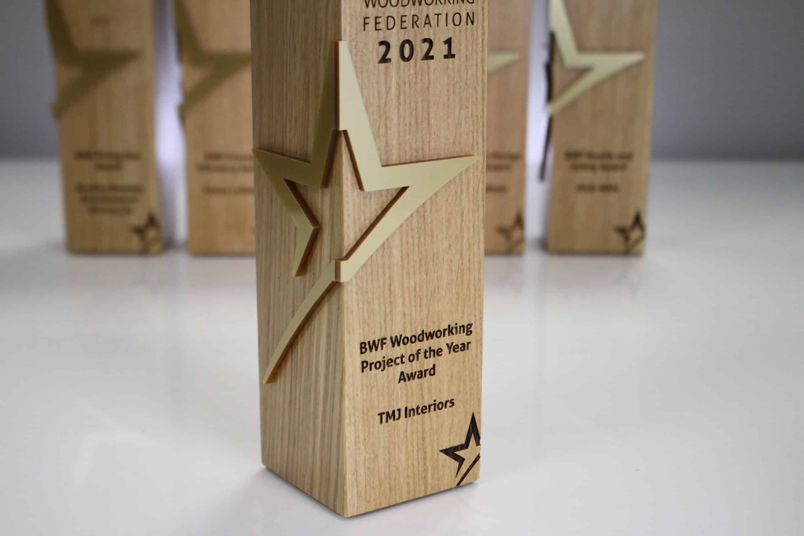 Discover Our Custom British Woodworking Federation Award Trophy | Gaudio