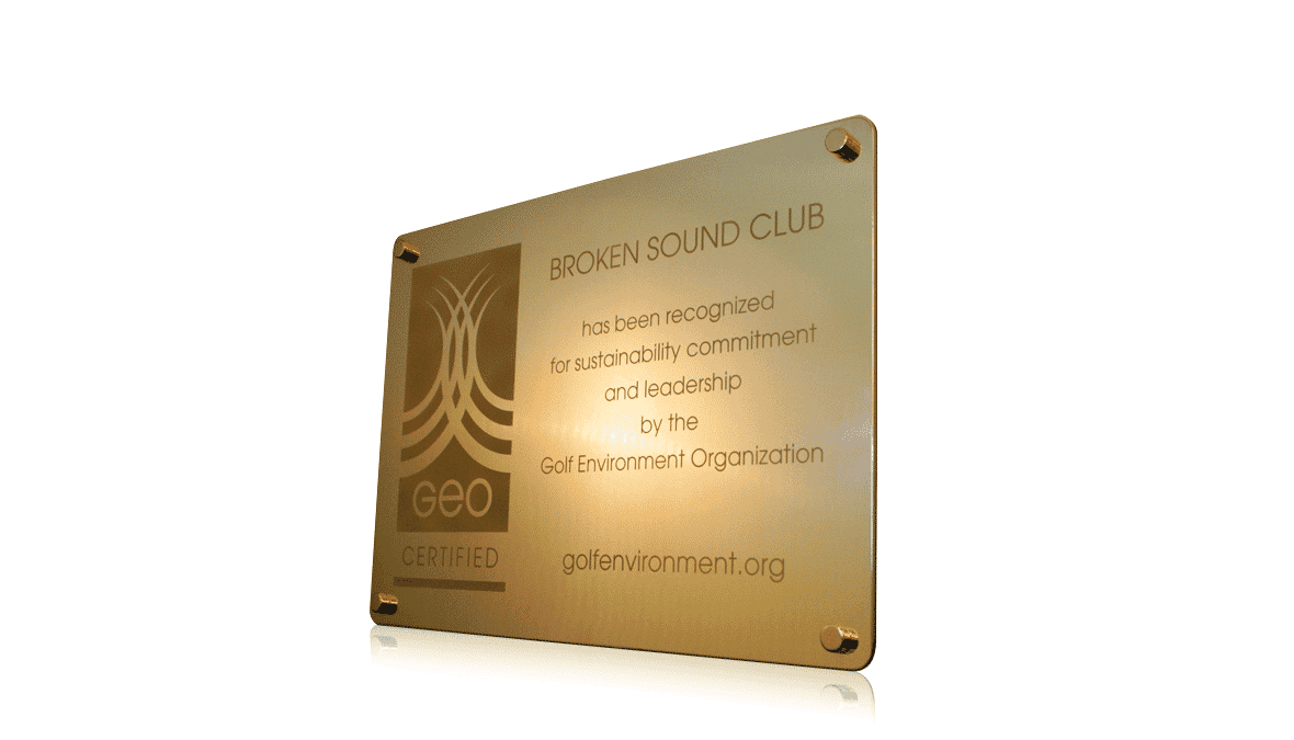 Discover Our Custom Golf Environment Organisation Brass Plaque Trophy ...