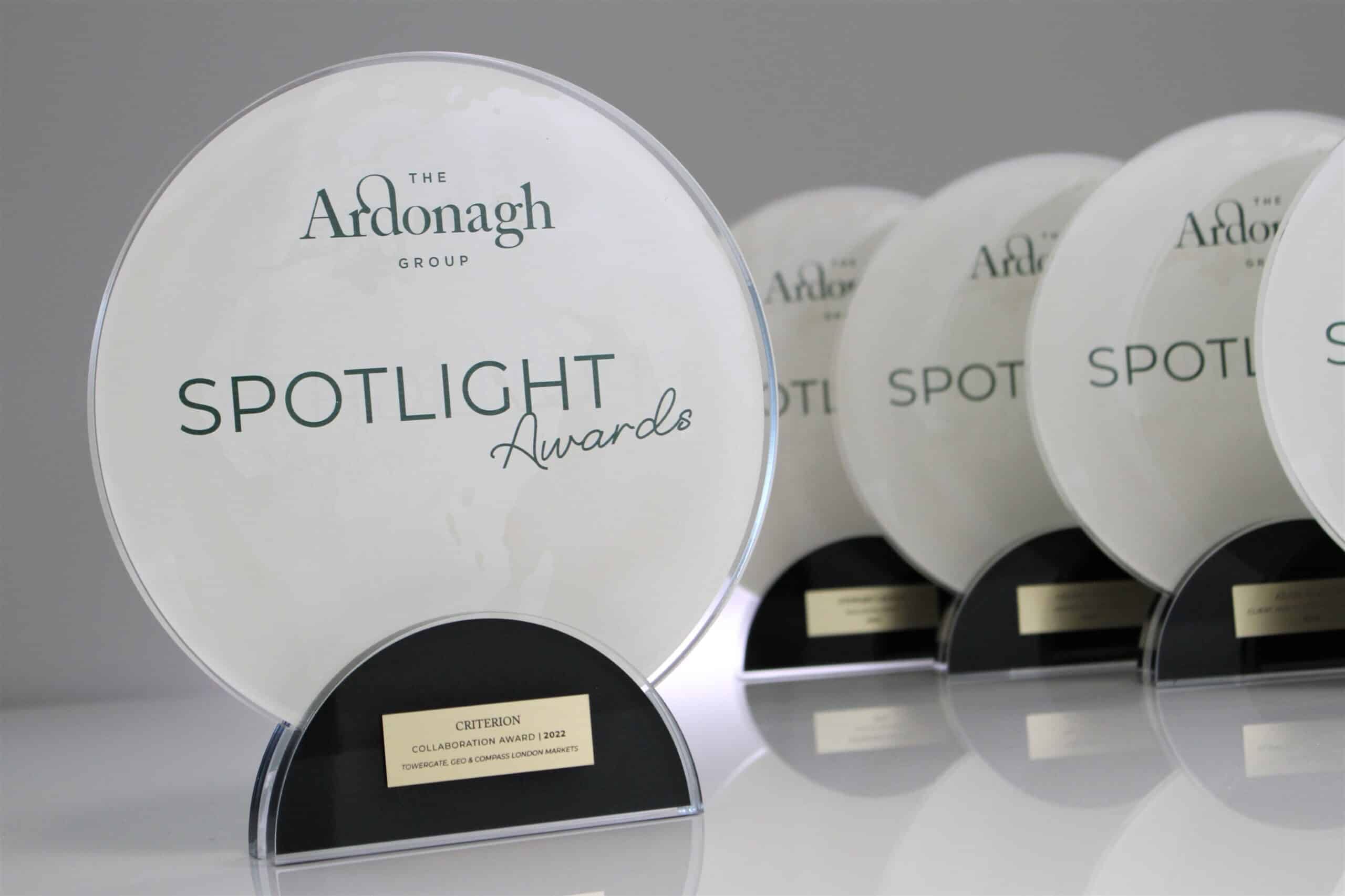 Discover Our Custom Ardonagh Spotlight Awards 2022 Trophy | Gaudio