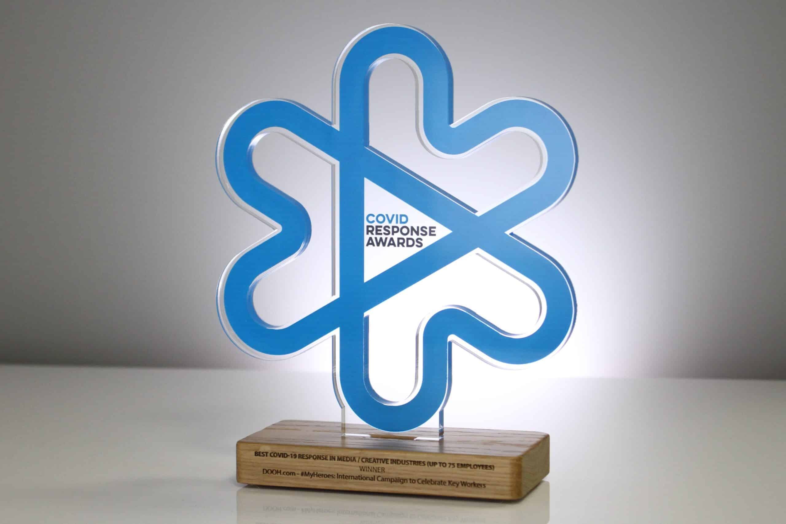 Discover Our Custom Covid Response Awards Trophy | Gaudio