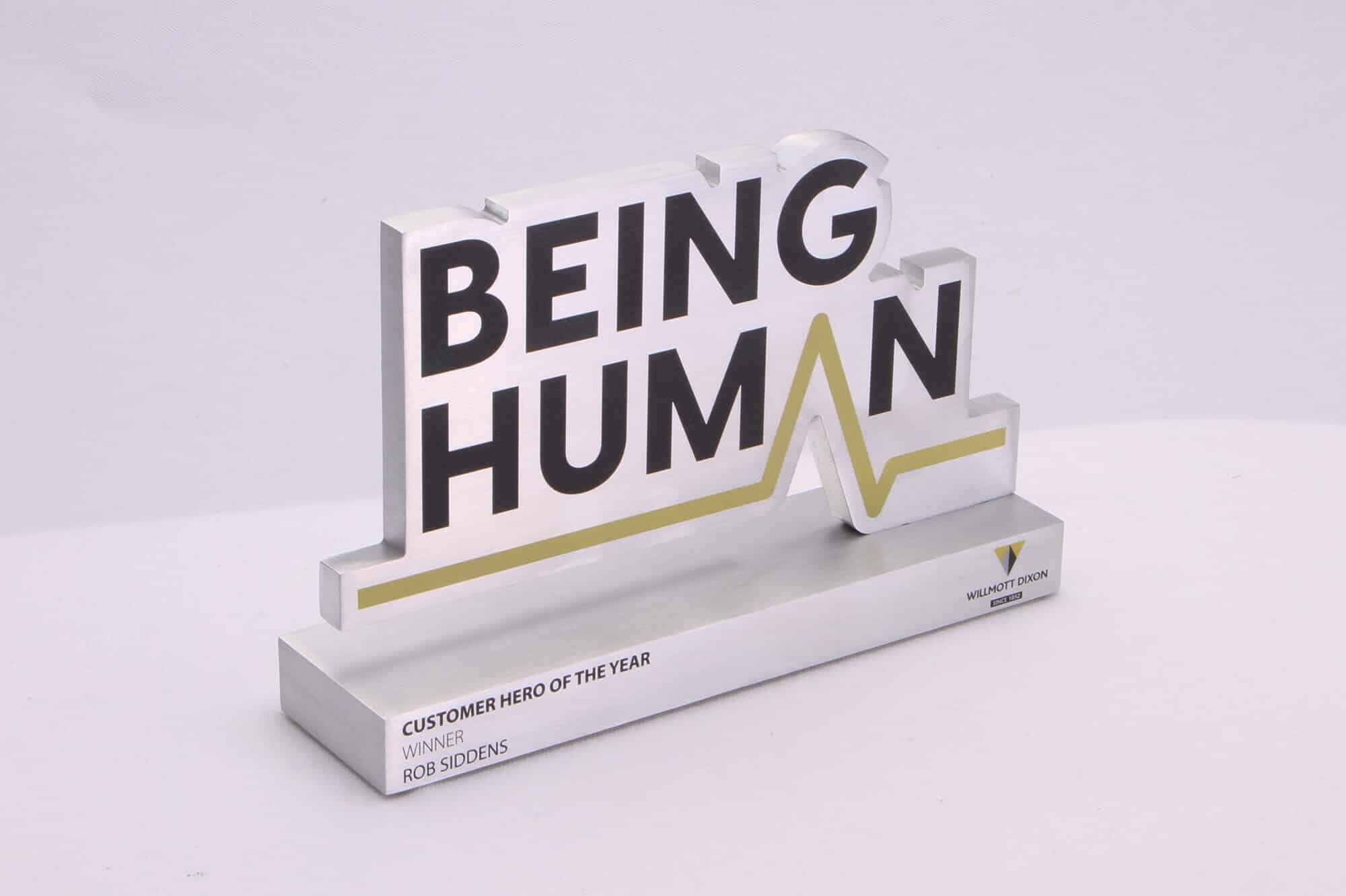Discover Our Custom Being Human Awards Trophy | Gaudio