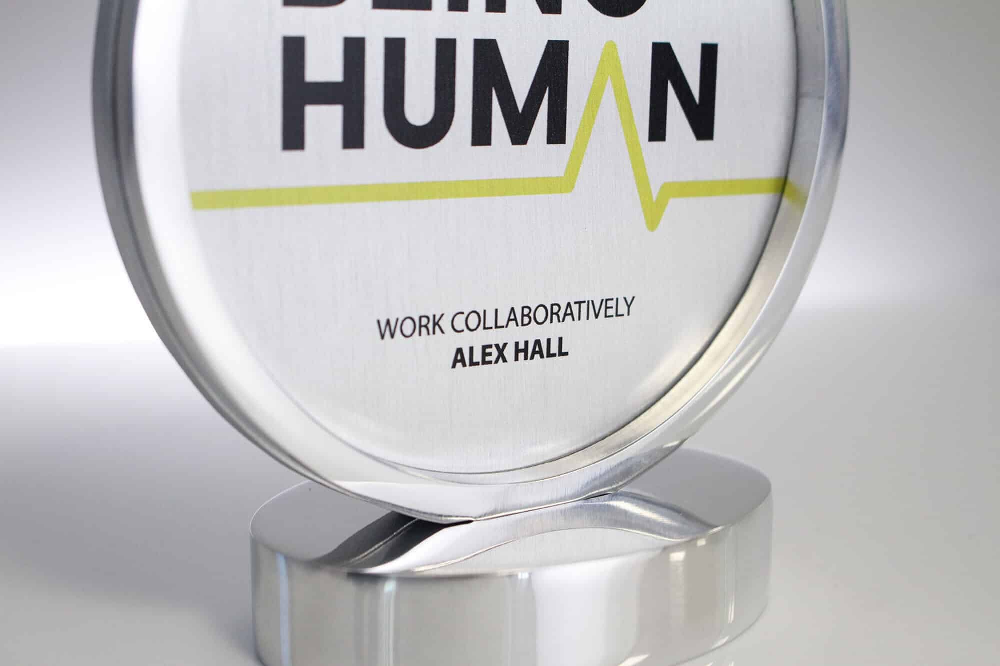 Discover Our Custom Being Human Awards Trophy | Gaudio