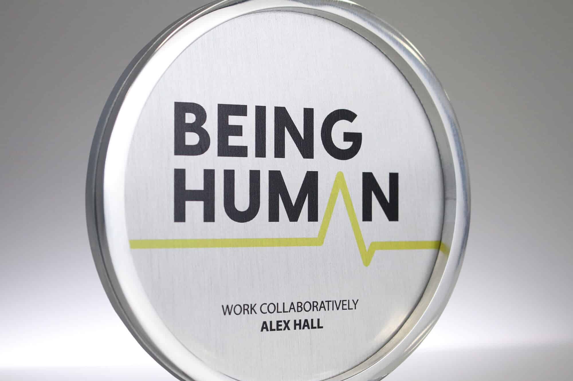 Discover Our Custom Being Human Awards Trophy | Gaudio