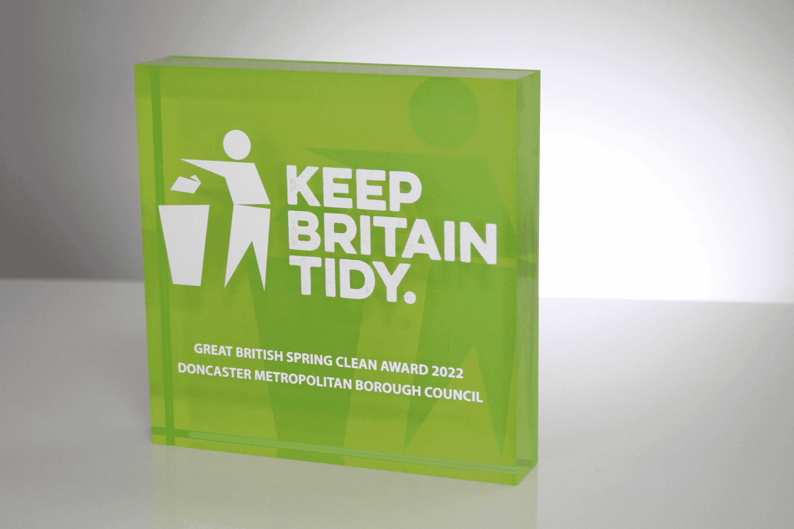 Discover Our Custom Keep Britain Tidy Awards Trophy | Gaudio