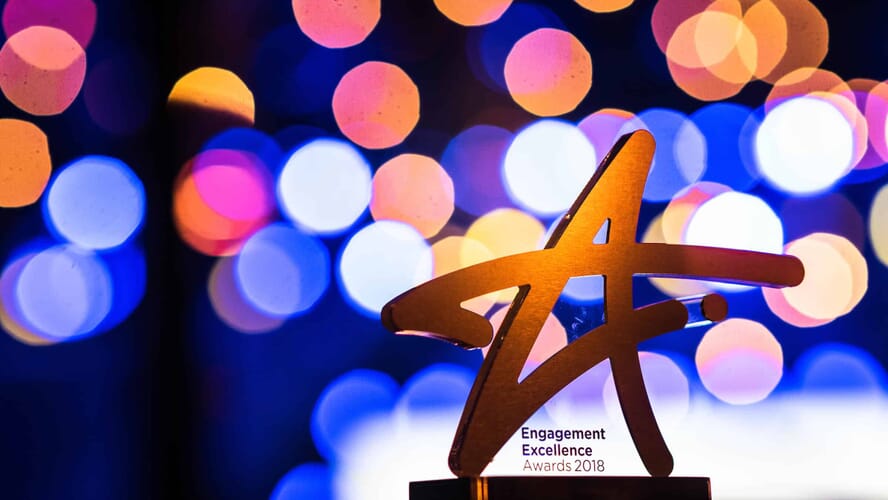 Order A Custom Engagement Excellence Awards Trophy From Gaudio