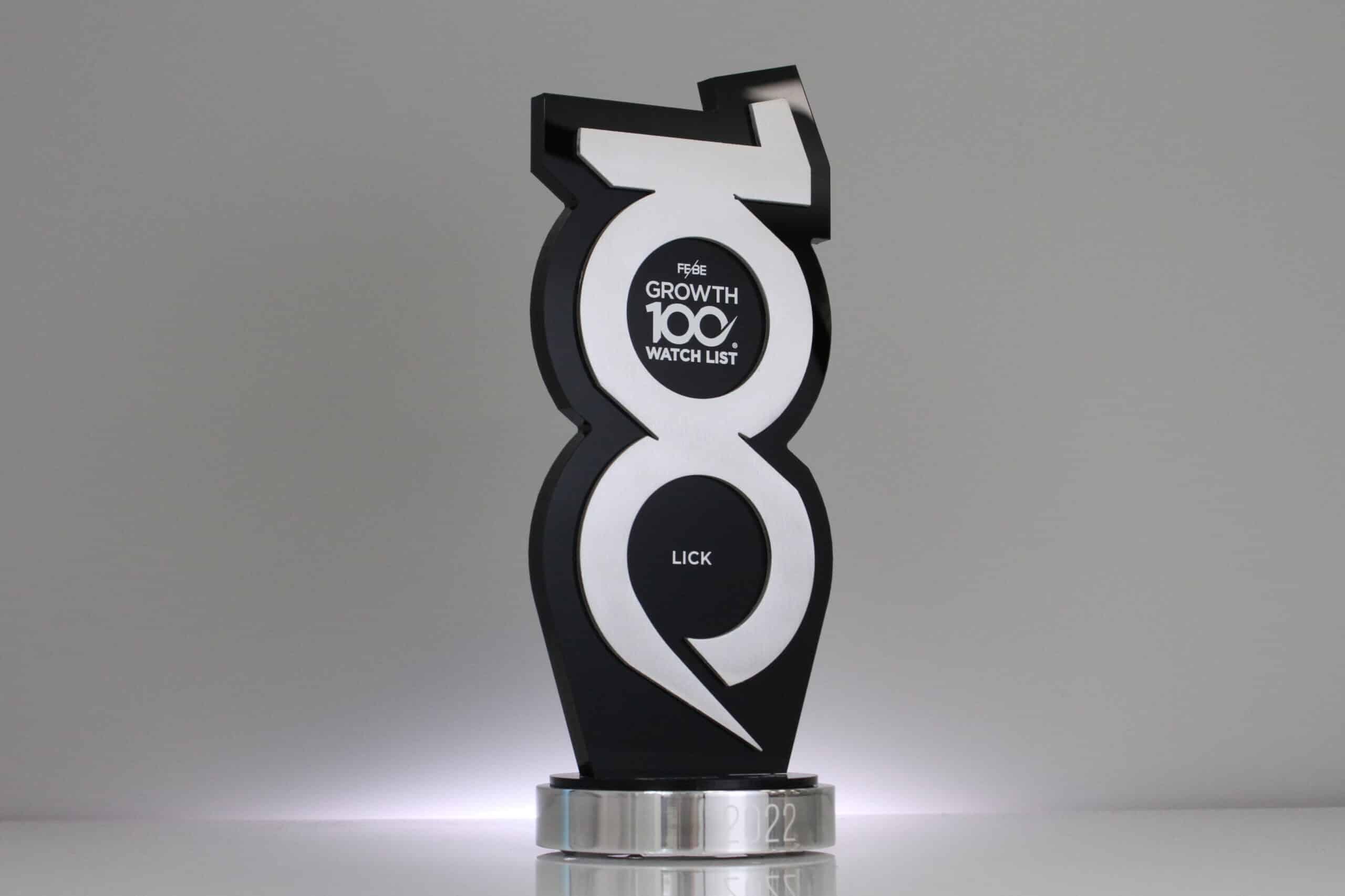 Discover Our Custom FEBE Growth 100 Awards Trophy | Gaudio