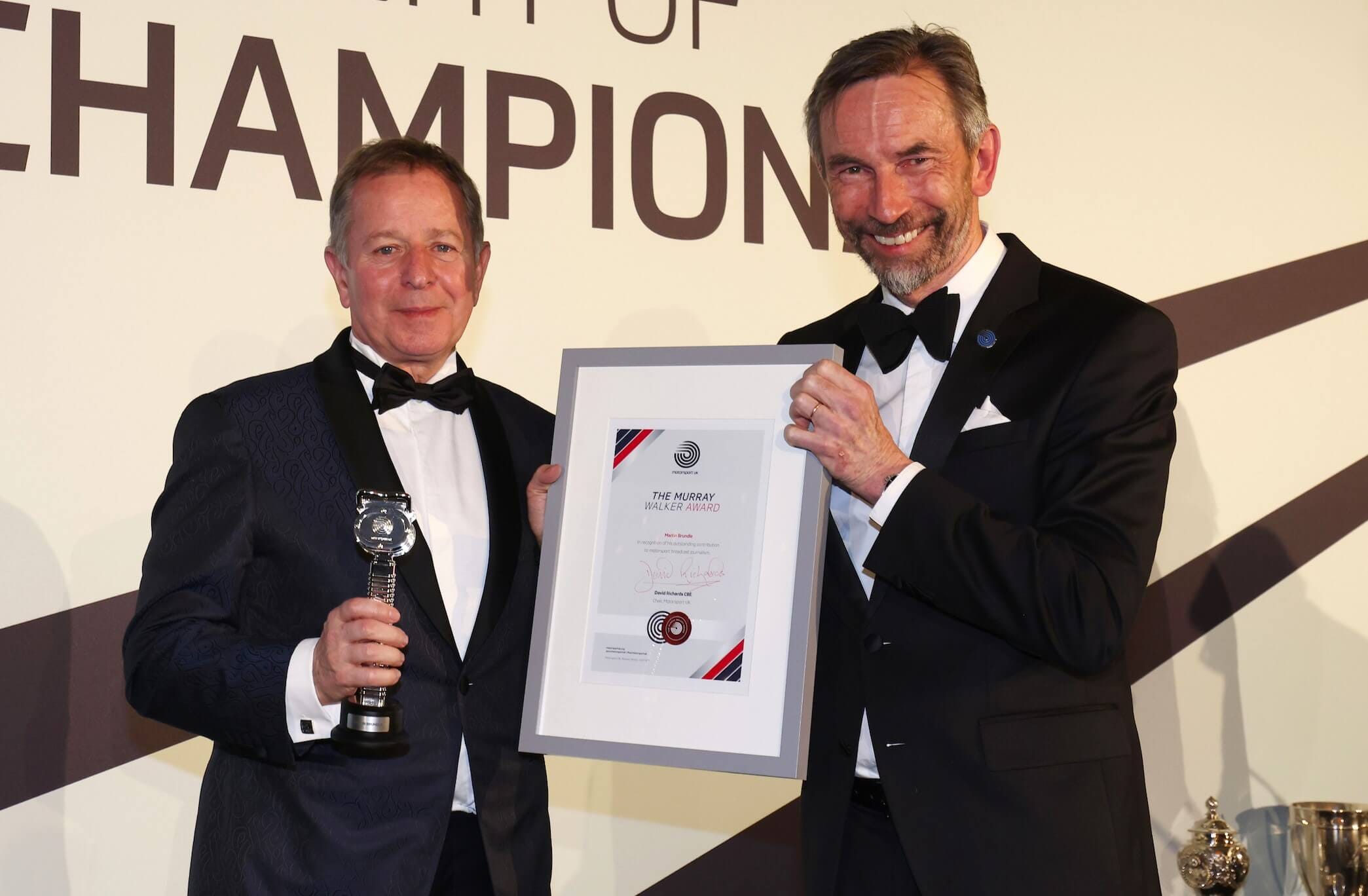 Read Honouring Motorsport Legends - The Murray Walker Award | Trophy ...