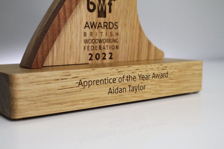 Order A Custom British Woodworking Awards Trophy From Gaudio