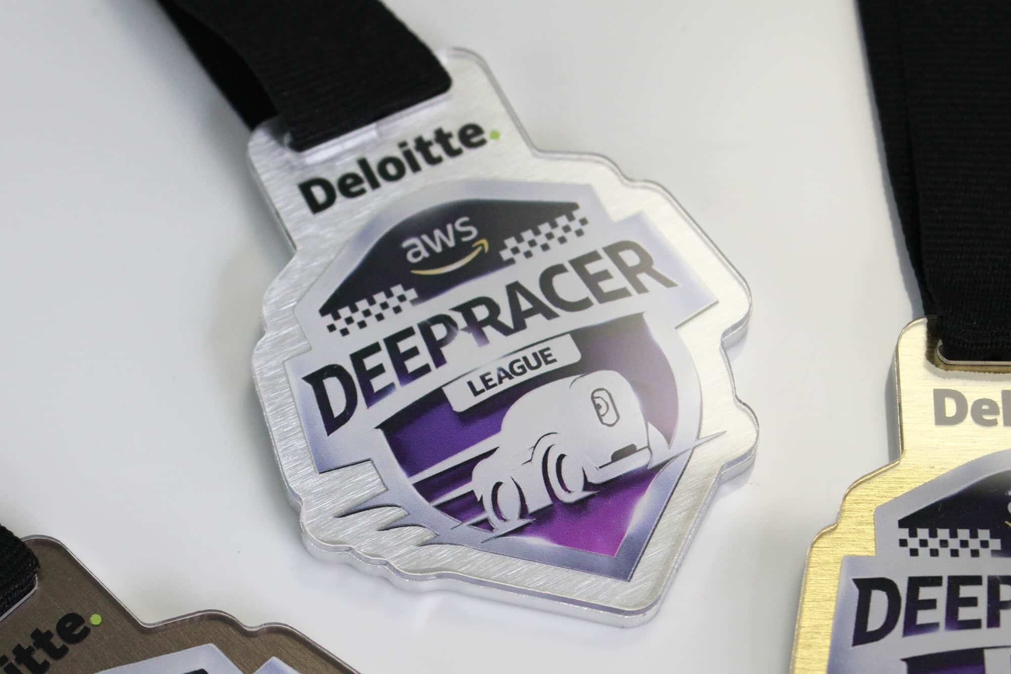Custom AWS DeepRacer League Medals - Gaudio Awards