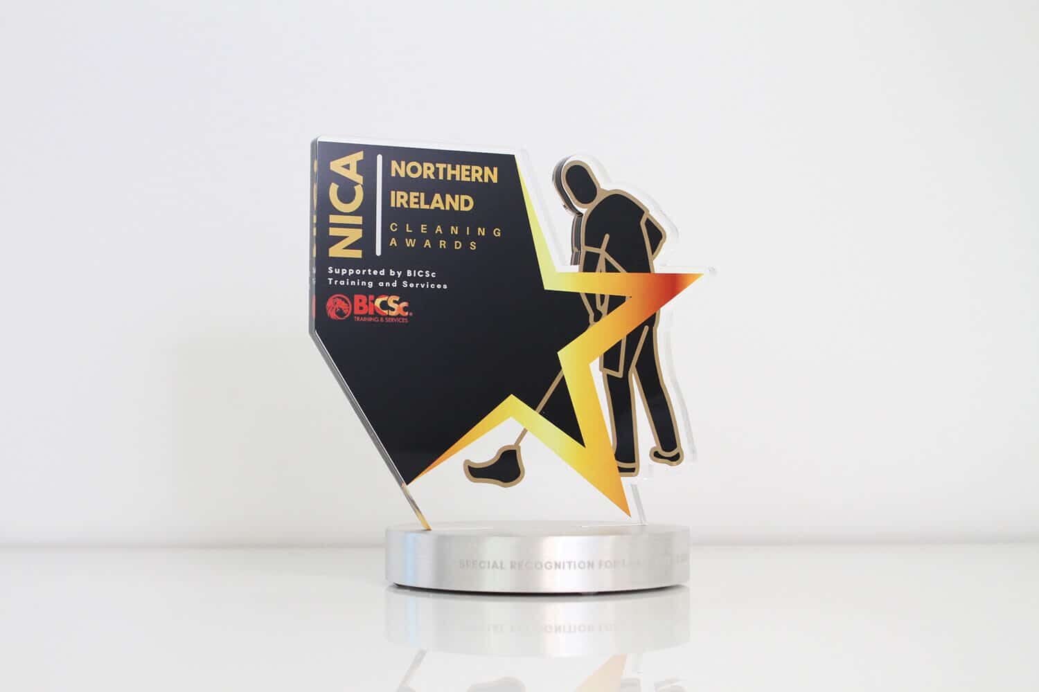 Discover Our Custom Northern Ireland Cleaning Awards Trophy | Gaudio