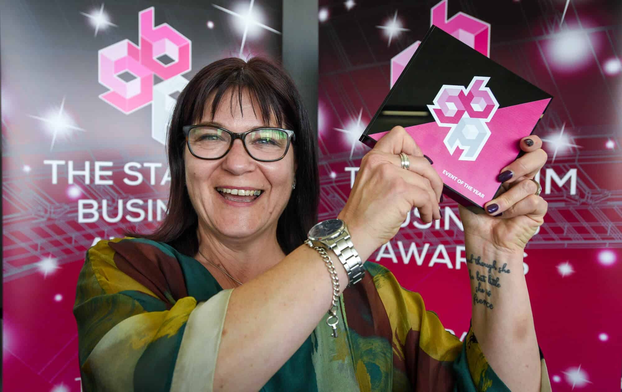 Custom Stadium Business Awards 2022 Trophy | Gaudio