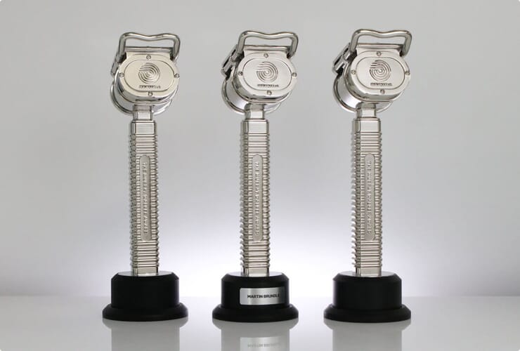 Order A Custom Murray Walker Award Trophy From Gaudio