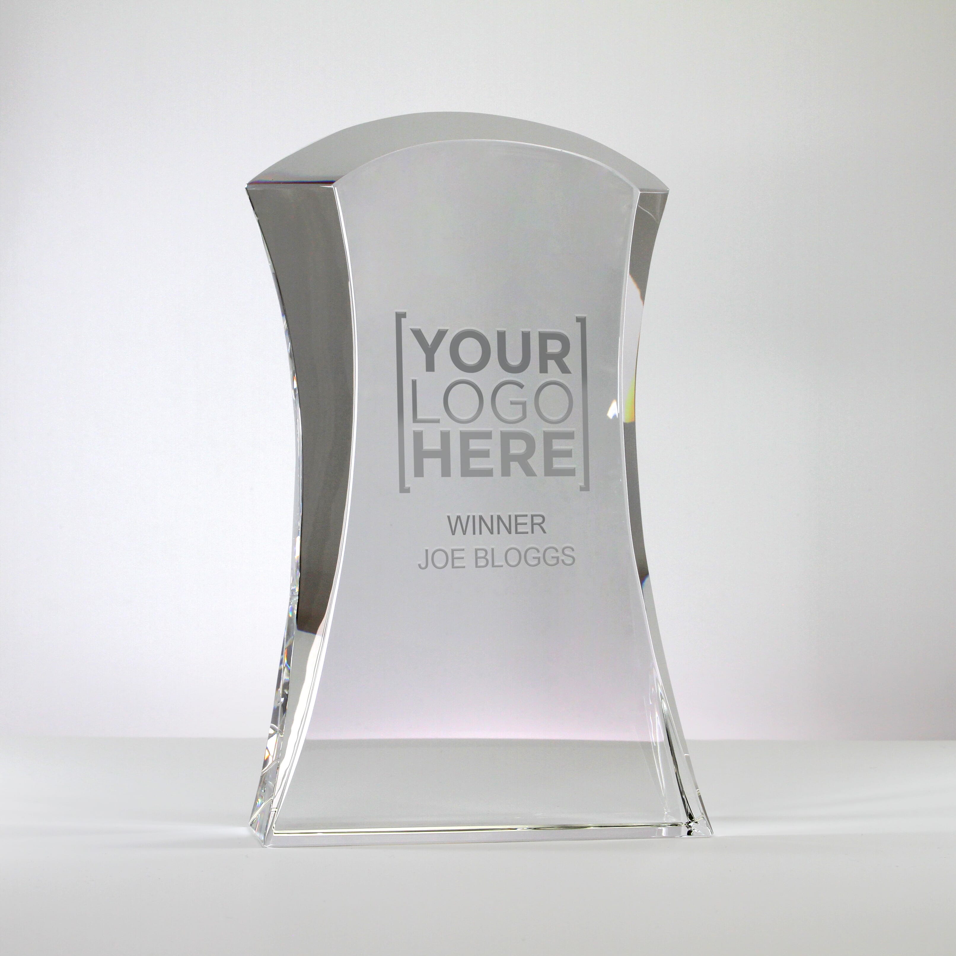 Caledonian Arch Glass Trophy - Custom Trophy