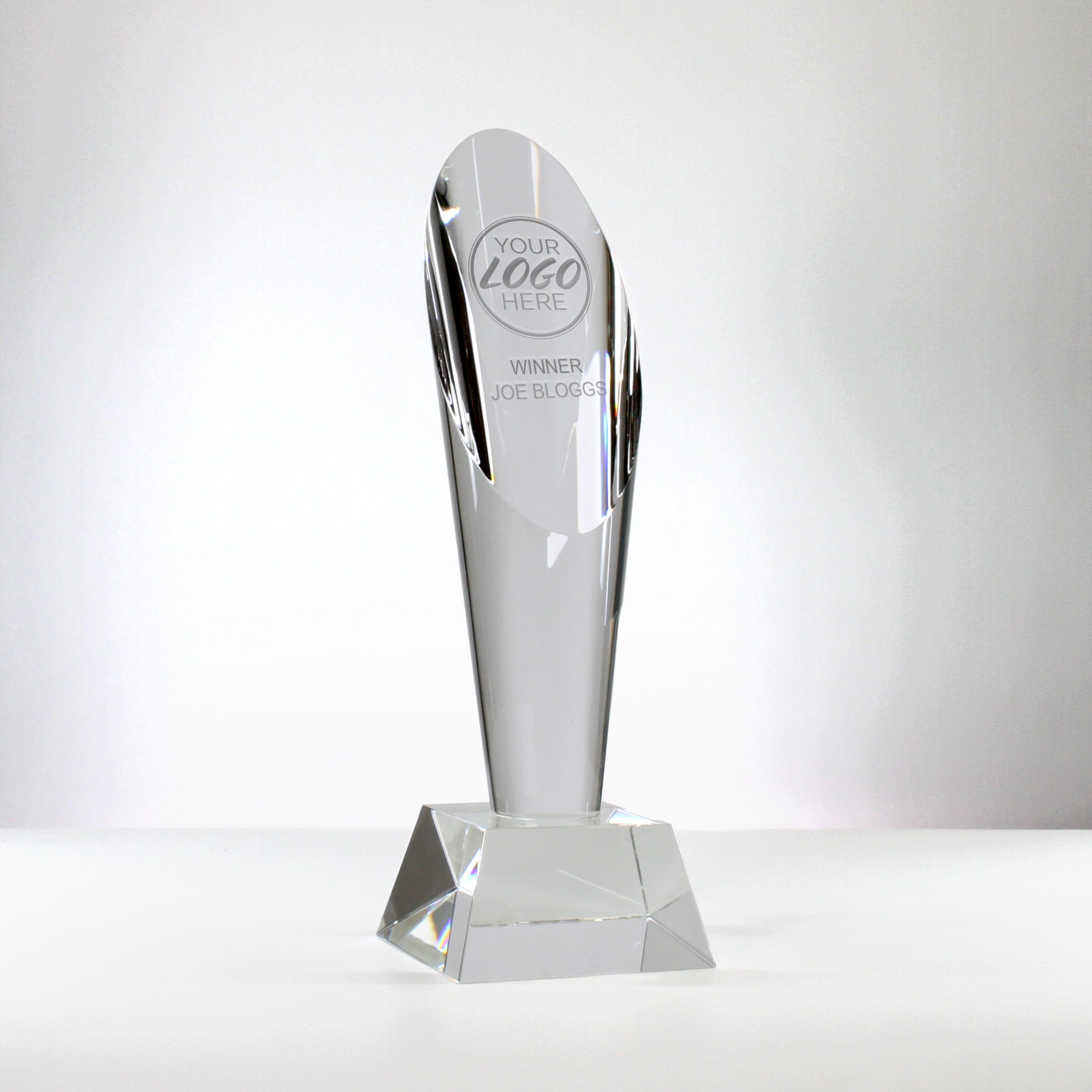 Encore Column Glass Trophy - Custom Trophy