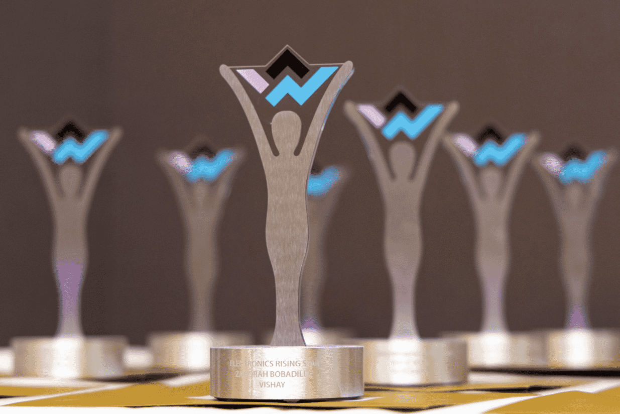 Custom Women Leaders In Electronics Awards Trophy | Gaudio